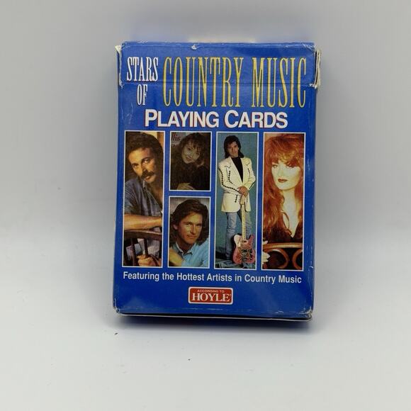 Games | Vintage Hoyle Stars Of Country Music Playing Cards 1996 ...